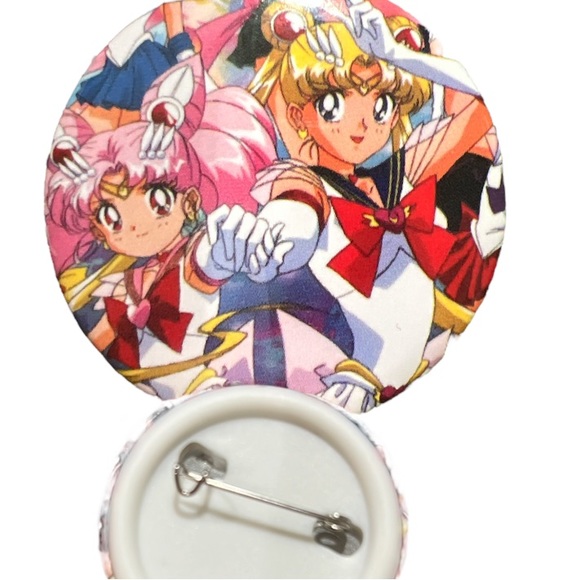 Accessories | Sailor Moon Chibiusa Anime Button Pin | Poshmark